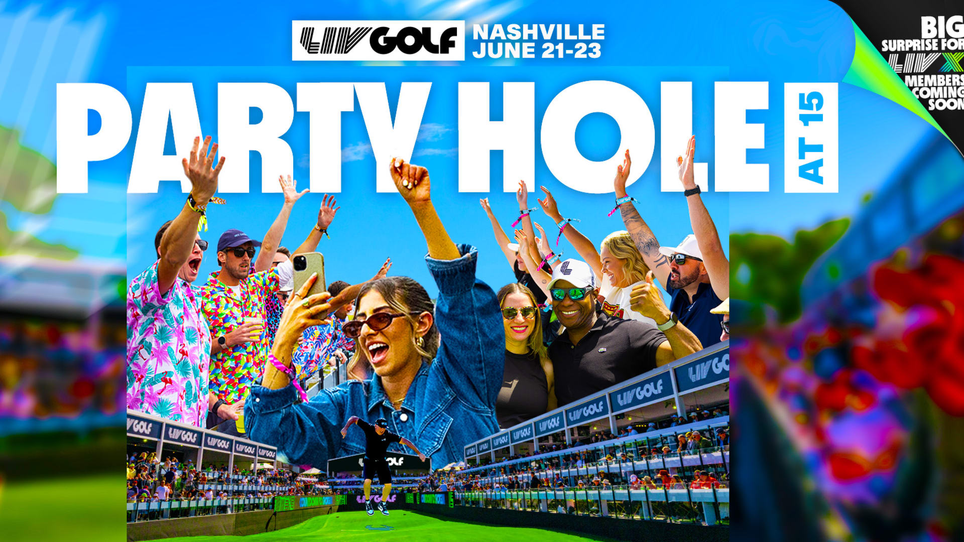 LIV Golf brings its famous Party Hole to Nashville